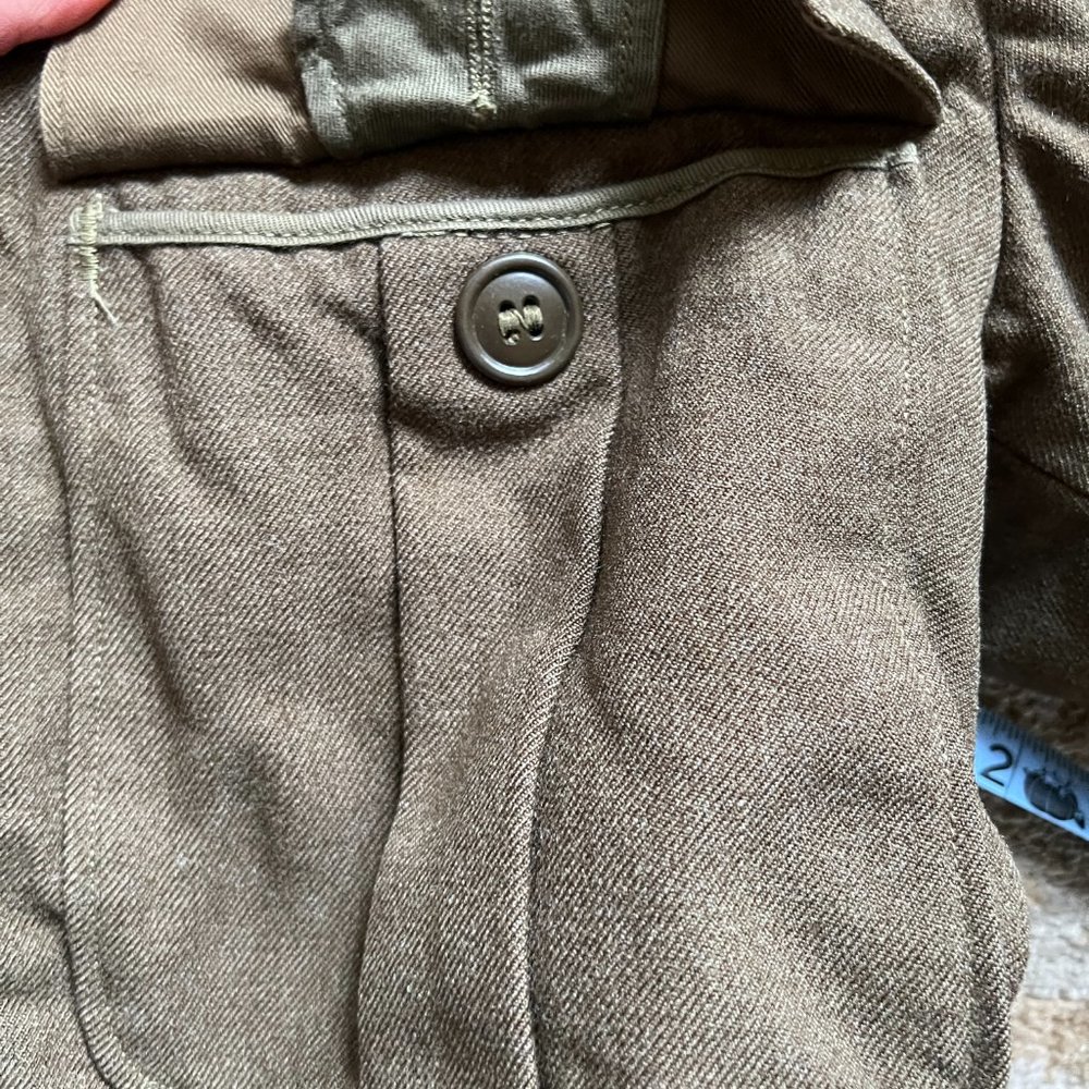 Vintage Ww2 Field Jacket Army 1940's Military Wool Ol… - Gem